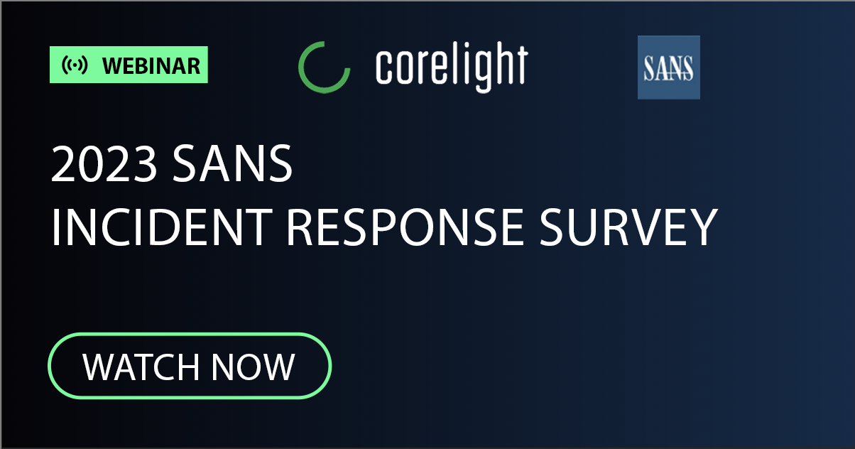 [On-demand Webinar] 2023 Survey Event | Incident Response