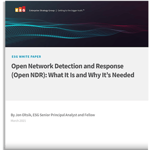 ESG's Open NDR White Paper